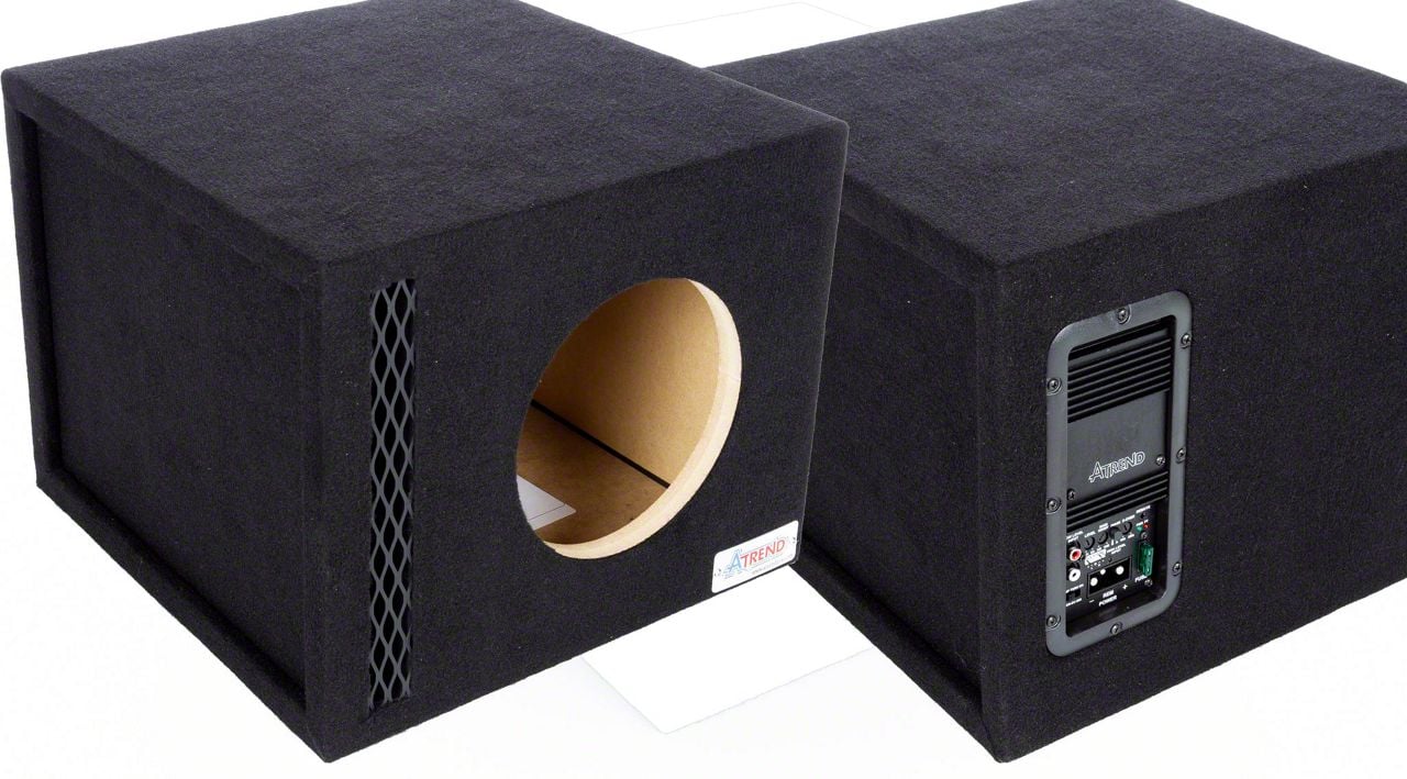 Bbox Charger 8-Inch Single Vented with 300.1SBA Amp Subwoofer Enclosure ...