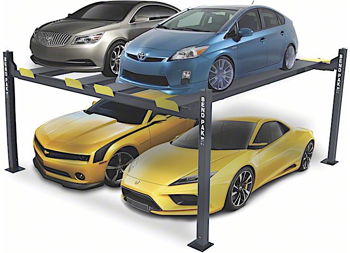BendPak Universal AM Super-Wide Four-Post Lift; 9,000 lb. Capacity ...