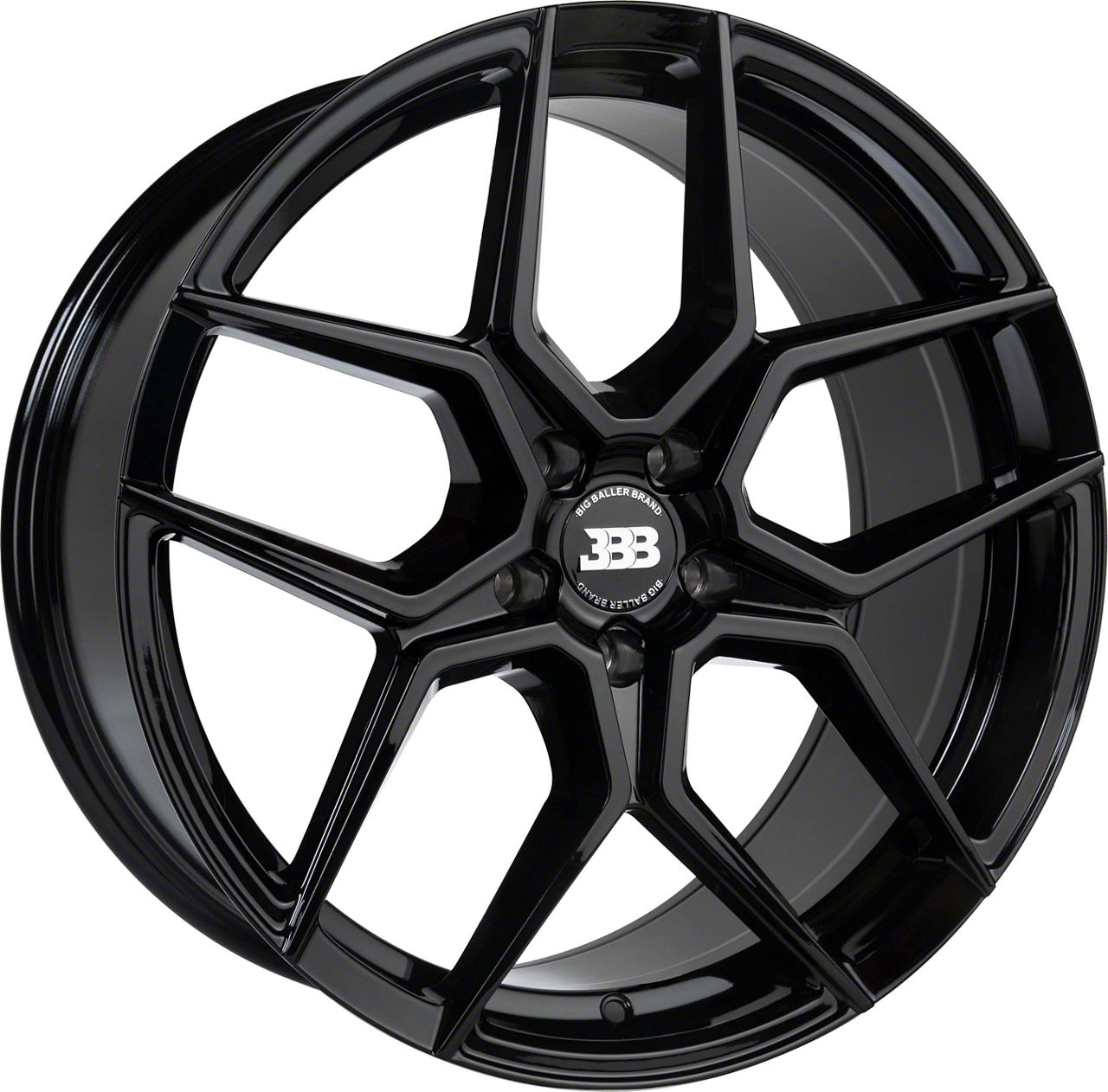 Big Baller Brand Mustang Z05 Full Gloss Black Wheel; 18x8; 35mm Offset ...