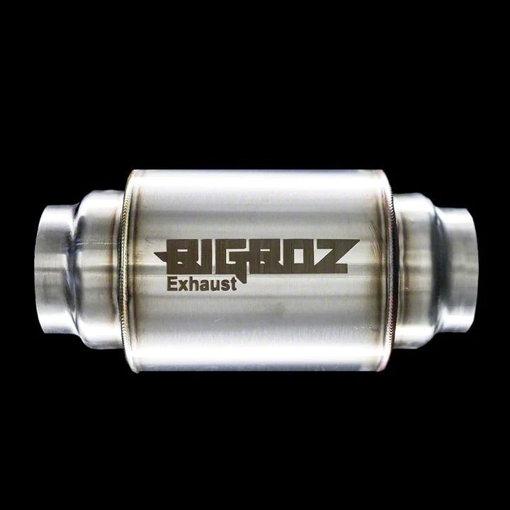 Bigboz Exhaust Camaro 5 Performance Muffler; 3-Inch Inlet/3-Inch Outlet ...