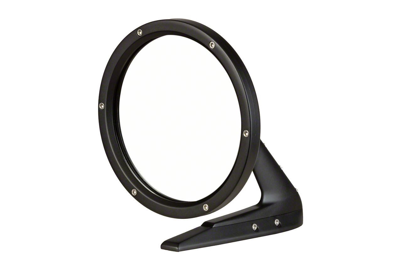 Camaro Universal Round Side Mirror; Flat Black (Universal; Some ...