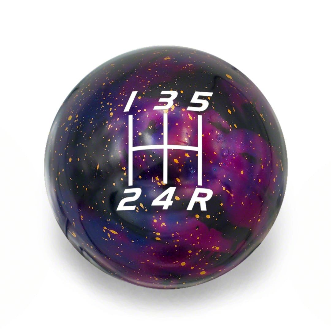 Billetworkz Mustang Lightbulb Anodized 5-Speed Shift Knob; Purple ...