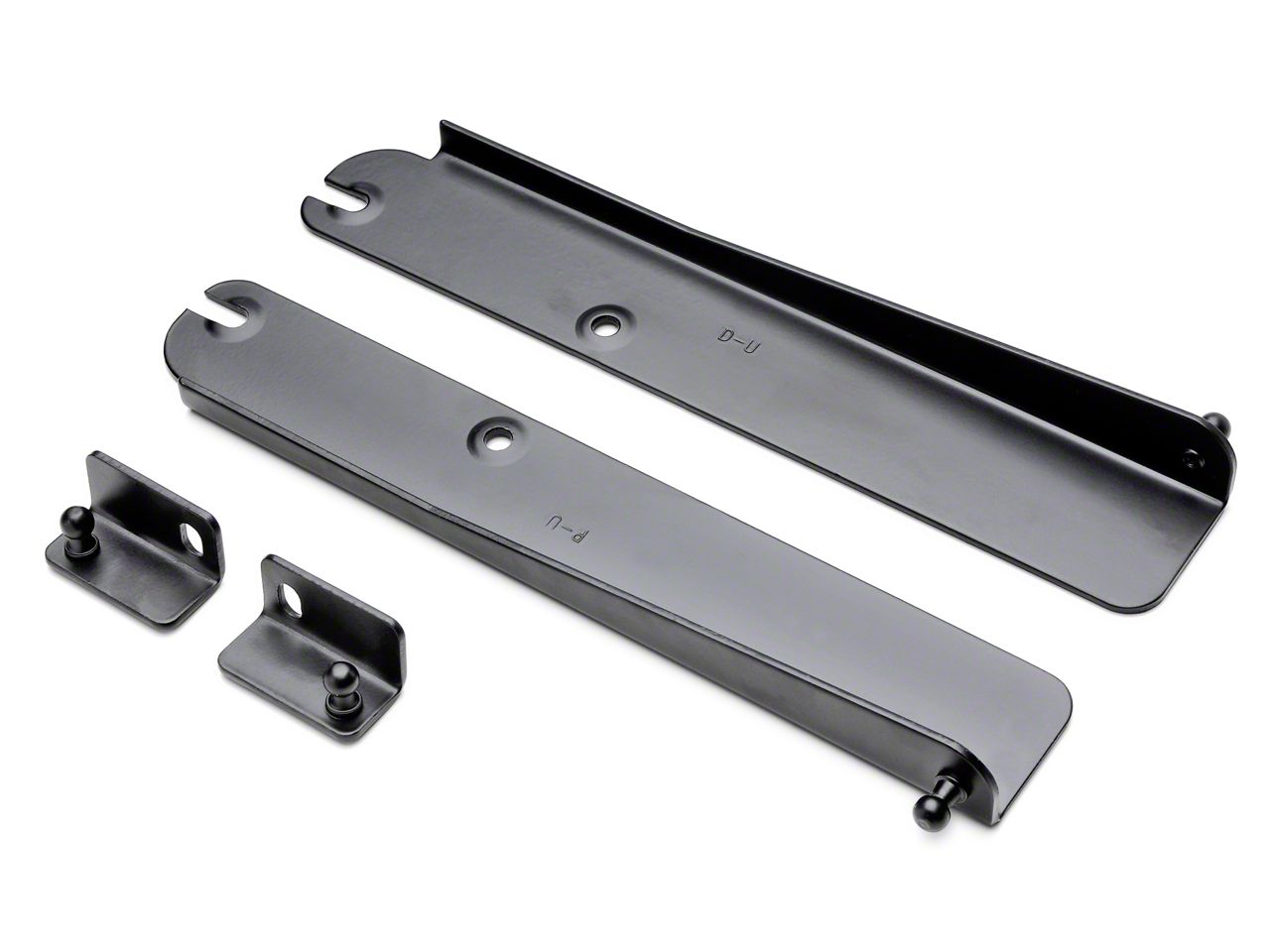 MMD Mustang Bolt On Hood Strut Kit; Black 41276 (94-98 Mustang) - Free ...