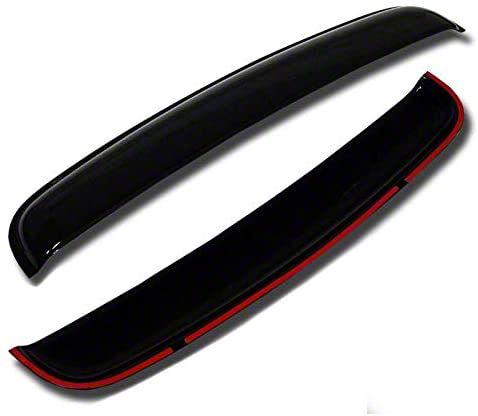 Challenger 35.25-Inch Wide Sunroof Wind Deflector; Dark Smoke ...