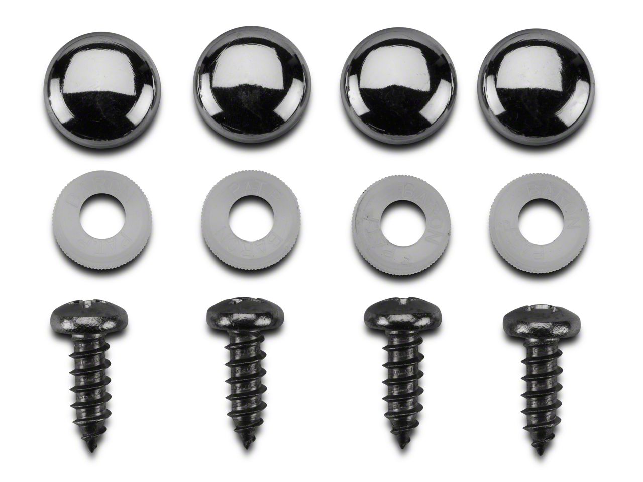 SpeedForm Mustang Front License Plate with Pony Lettering Logo; Black ...