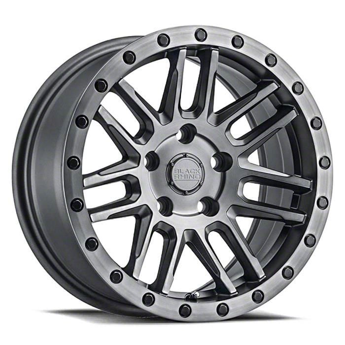 Black Rhino Mach-E Arches Matte Brushed Gunmetal Wheel; 18x8; 30mm ...