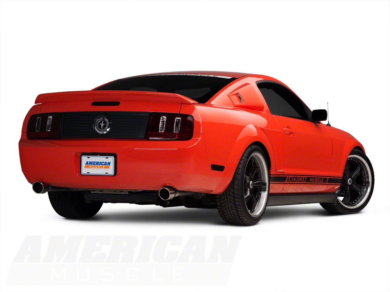 Shelby Mustang Razor Gloss Black Wheel; Rear Only; 20x10; 48mm Offset ...