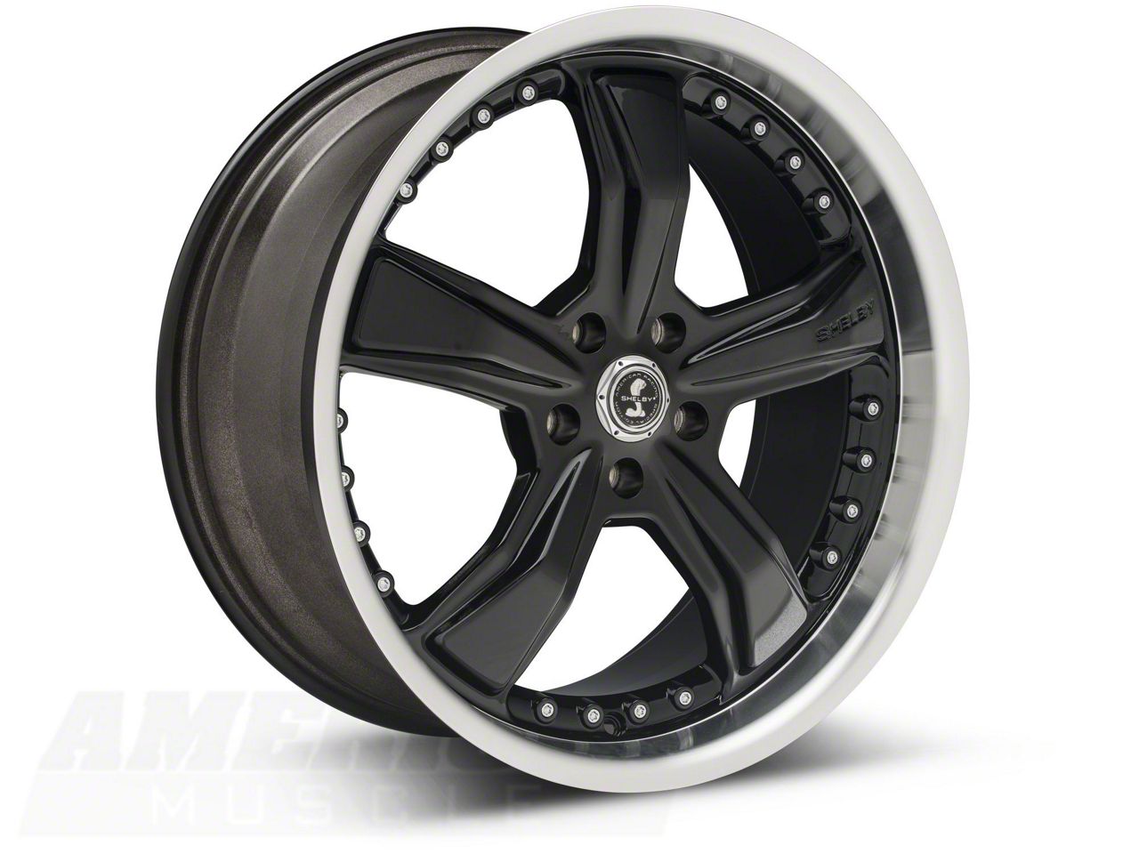 Shelby Mustang Razor Gloss Black Wheel; 20x9; 24mm Offset SB198B2966 ...