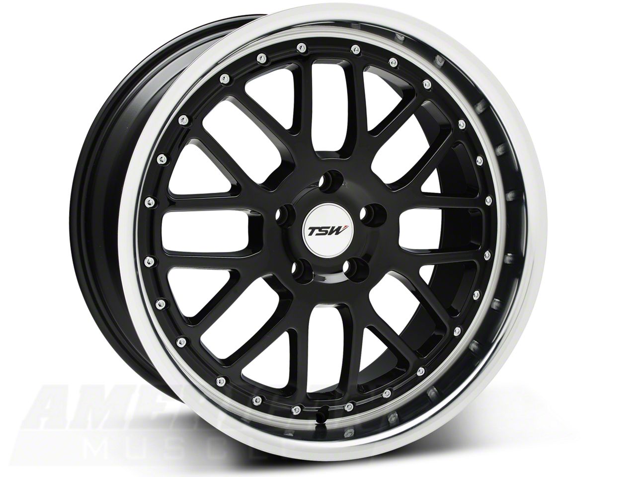 TSW Mustang Valencia Black Wheel; 19x9.5; 40mm Offset 1995VAL405114B76 ...
