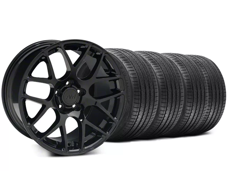 Mustang 20x8.5 AMR Wheel & Sumitomo High Performance HTR Z5 Tire ...