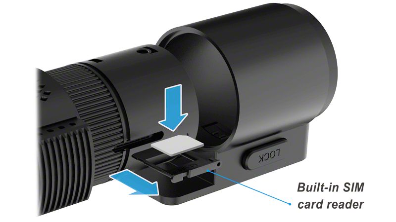 BlackVue Universal AM DR770X LTE 1080P Front and Rear Dash Cam Kit with ...