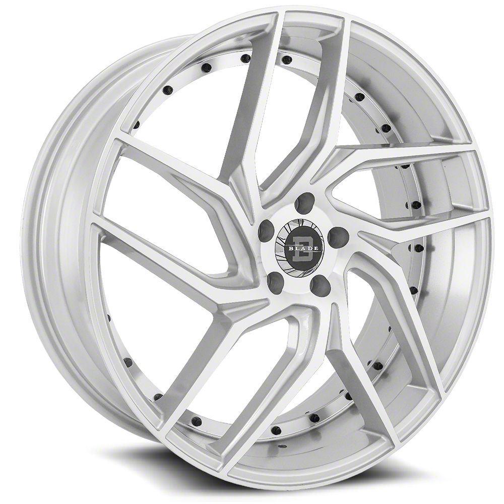 Blade Luxury Camaro RT-456 Enzo Silver and Machined Wheel; 22x8.5; 35mm ...