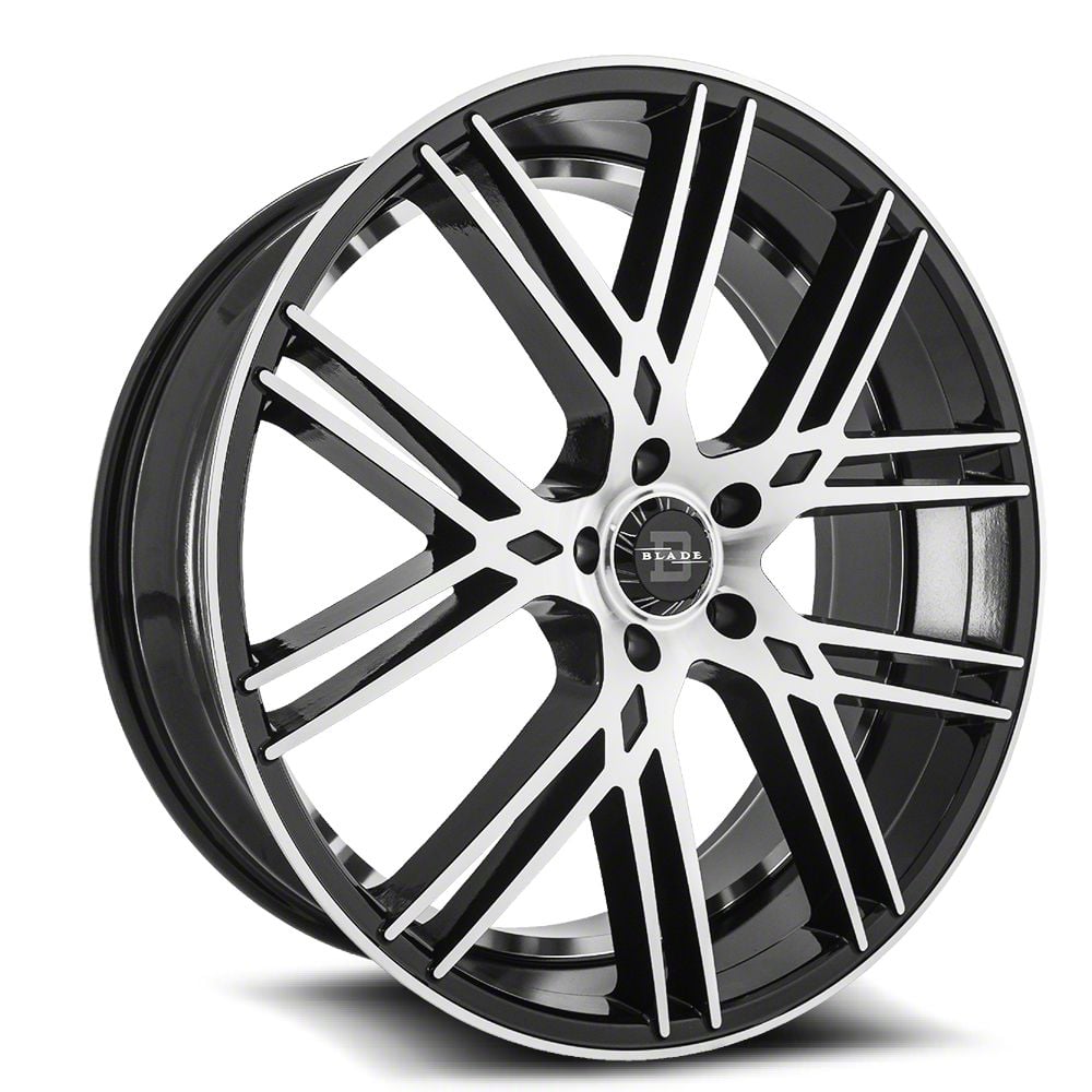 Blade Luxury Charger BL-405 Vittoro Gloss Black and Machined Wheel ...
