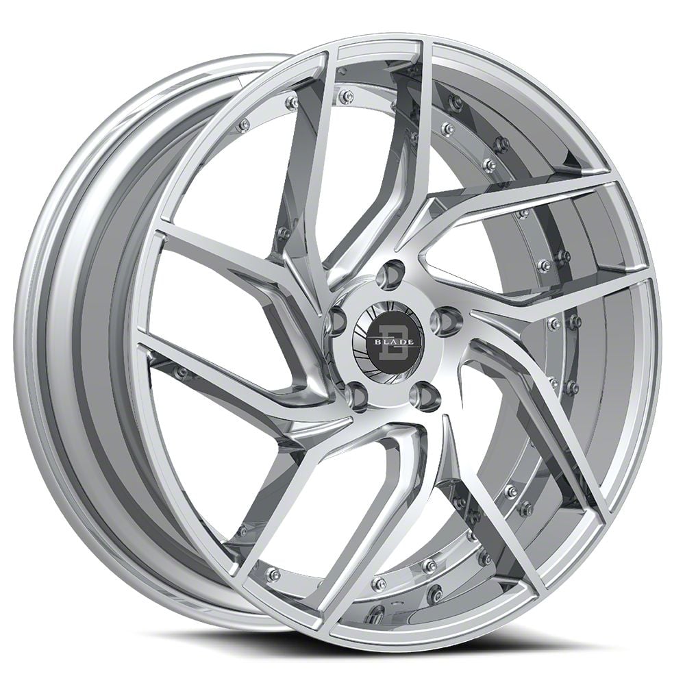 Blade Luxury Mustang RT-456 Enzo Chrome Wheel; 20x8.5; 35mm Offset BRT ...