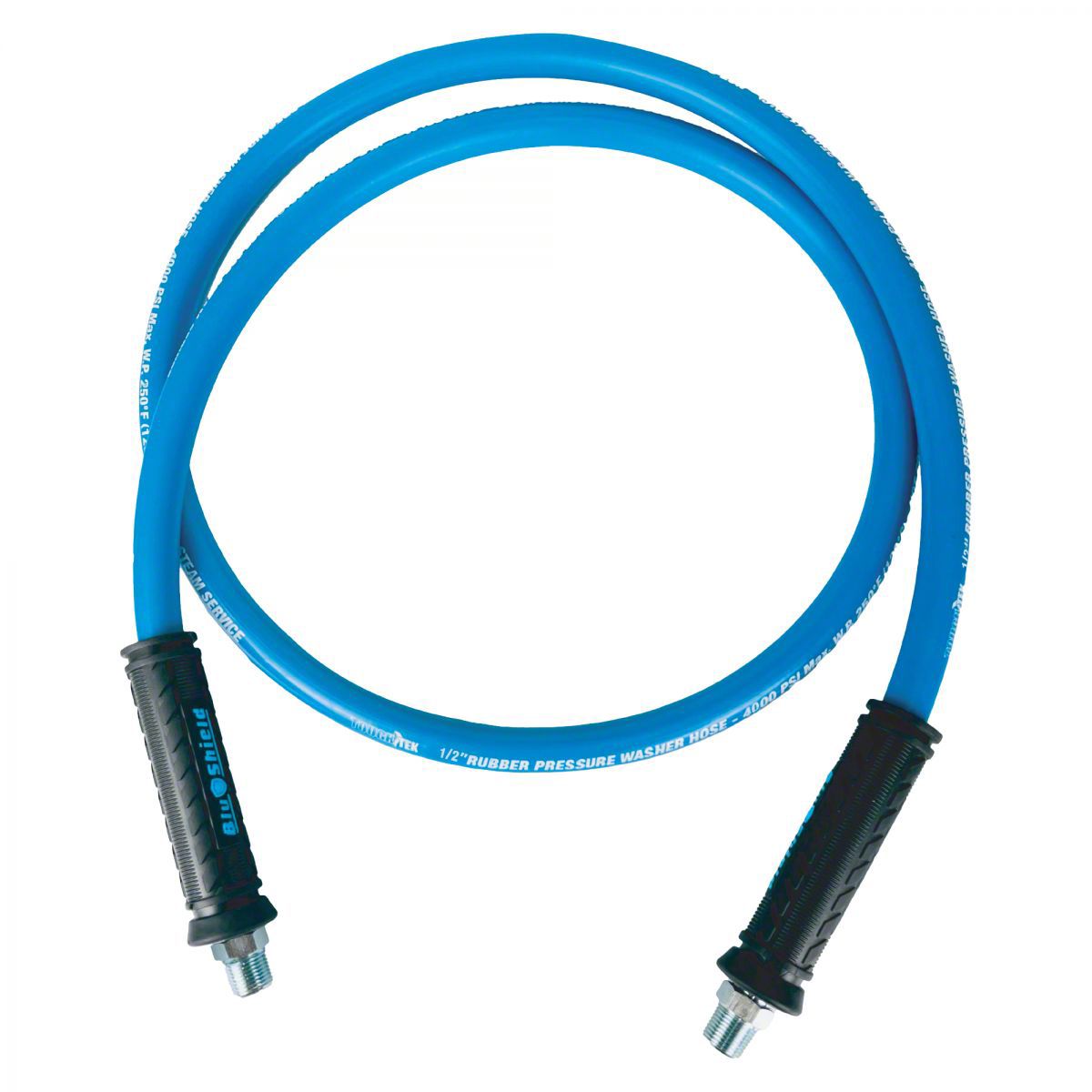 BluShield Universal AM Tough-Tek Rubber Pressure Washing Hose; 1/2-Inch ...
