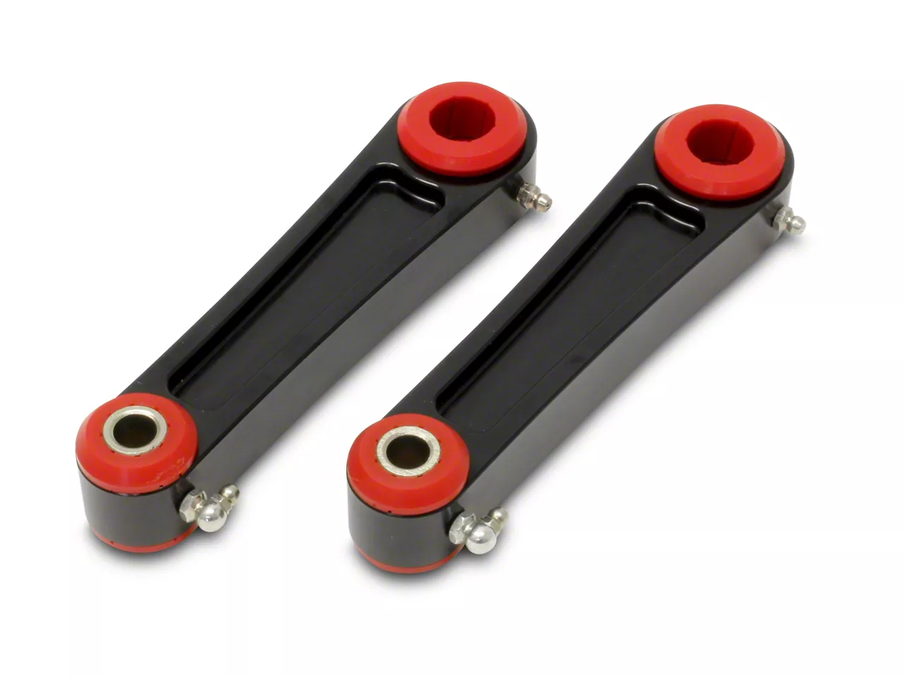 BMR Mustang Billet Aluminum Rear Sway Bar End Links; Black Anodized BMR ...