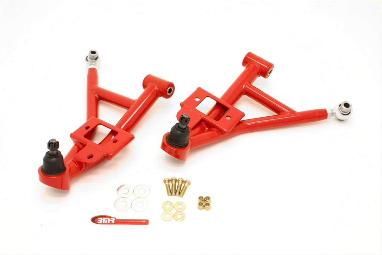 BMR Camaro Adjustable DOM Front Lower Control A-Arms; Polyurethane/Rod ...
