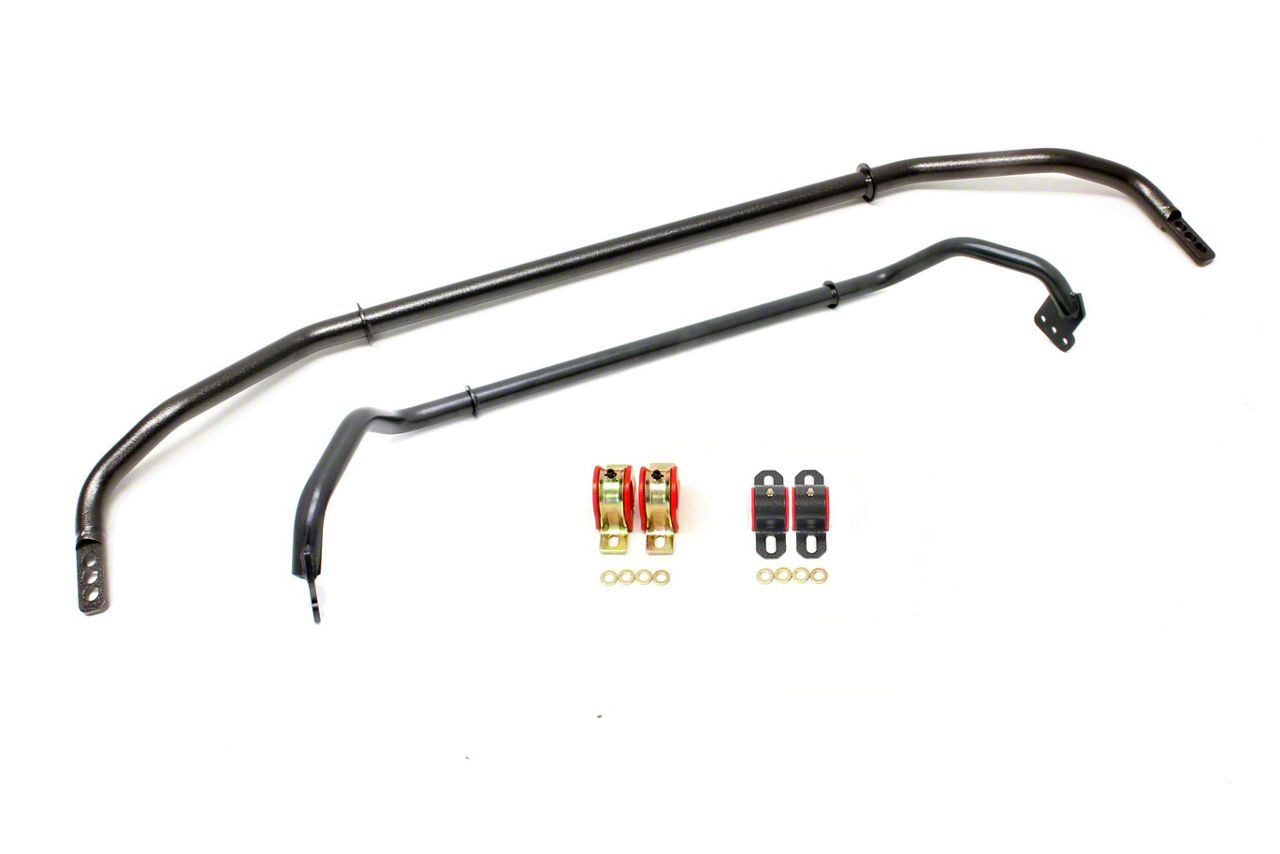 BMR Camaro Adjustable Front and Rear Sway Bars; Black Hammertone BMR ...
