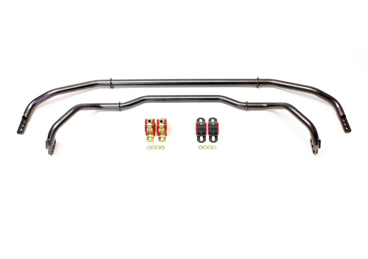 BMR Camaro Adjustable Front and Rear Sway Bars; Black Hammertone BMR ...