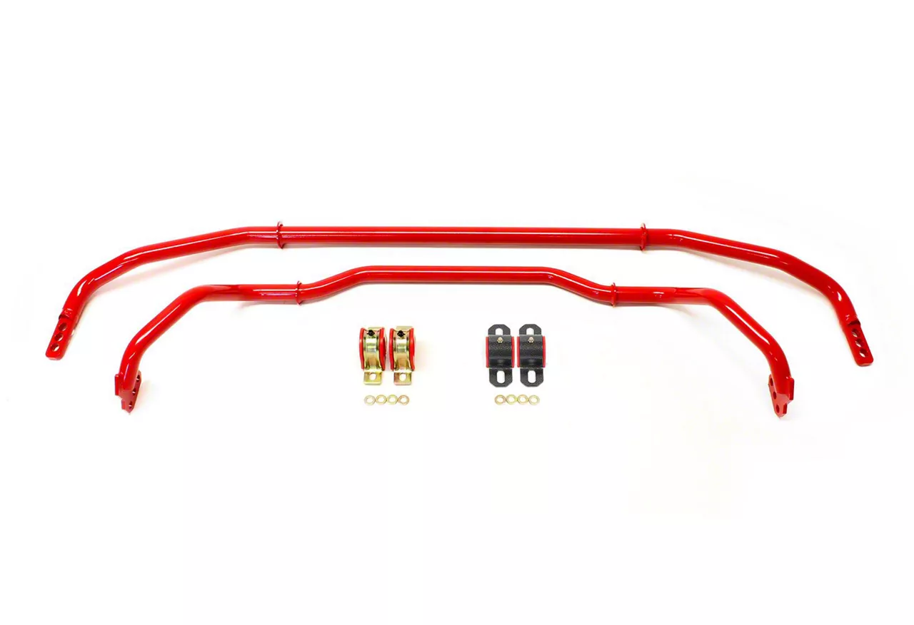 BMR Camaro Adjustable Front and Rear Sway Bars; Red BMR-SB039R (12-15 ...