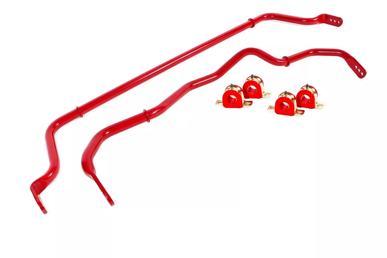 BMR Camaro Adjustable Front and Rear Sway Bars; Red BMR-SB052R (16-24 ...