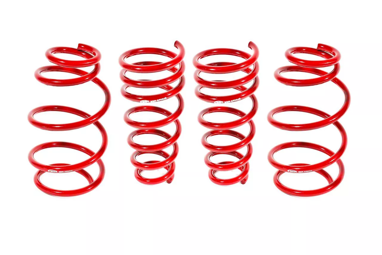 BMR Camaro Front and Rear Lowering Springs; 1.20-Inch Drop; Red BMR ...