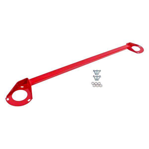 BMR Camaro Front Strut Tower Brace; Red BMR-STB018R (16-24 Camaro LT1 ...