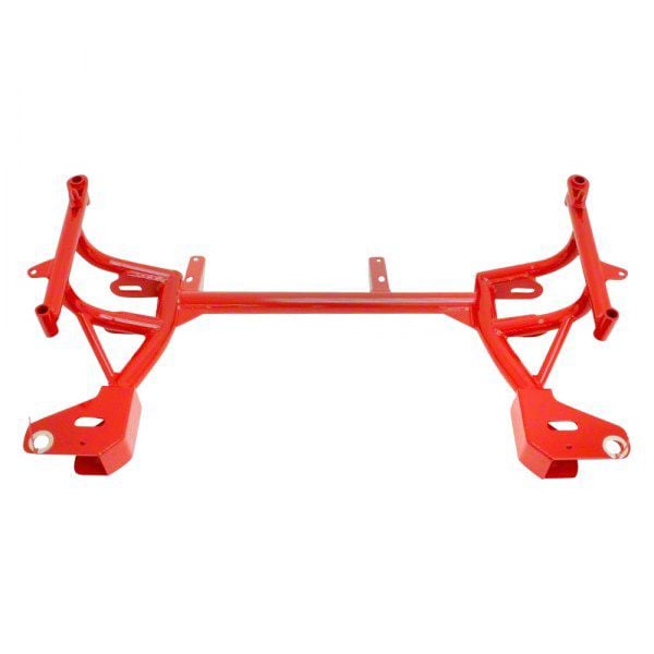 BMR Camaro K-Member without Motor Mounts; Pinto Rack Mount; Red BMR ...