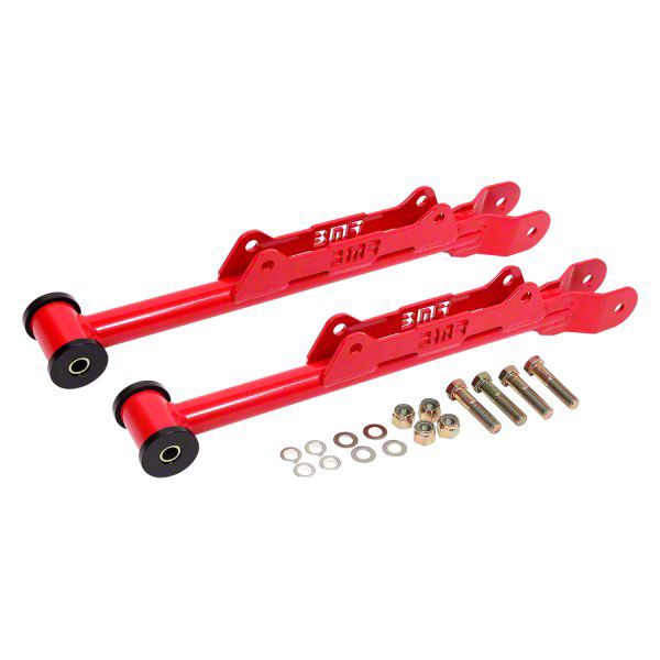 BMR Camaro Non-Adjustable DOM Rear Lower Control Arms; Delrin; Red BMR ...