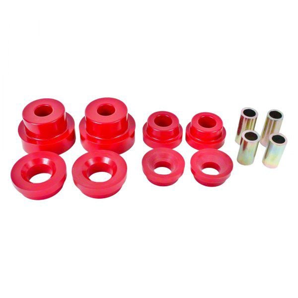 BMR Camaro Rear Cradle Bushing Kit; Polyurethane; Red BMR-BK024 (10-15 ...