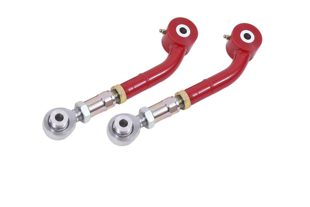 BMR Challenger On-Car Adjustable Upper Trailing Arms; Polyurethane/Rod ...
