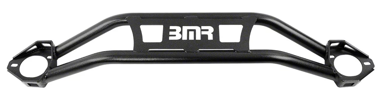 BMR Challenger Twin Tube Design Front Strut Tower Brace; Black ...