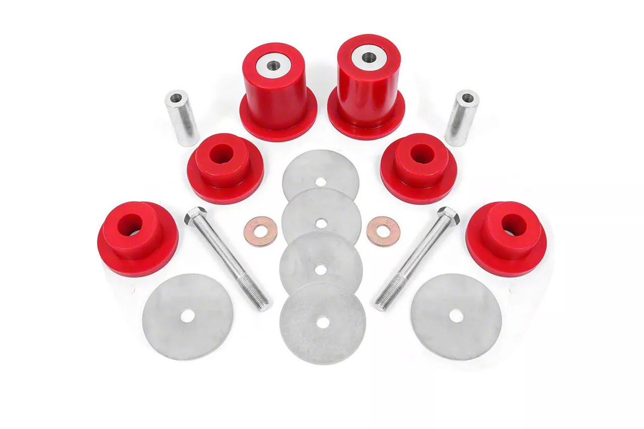 BMR Charger Differential Mount Housing Bushing Kit; Polyurethane; Red ...