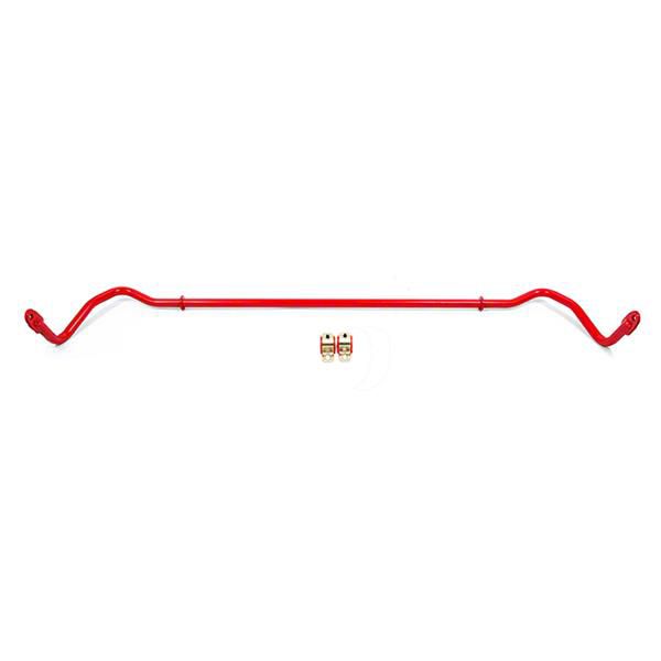 BMR Charger Non-Adjustable Rear Sway Bar; 22mm; Red BMR-SB112R (06-23 ...