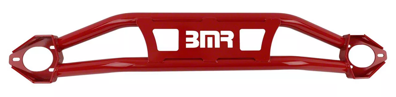 BMR Charger Twin Tube Design Front Strut Tower Brace; Red BMR-STB110R ...