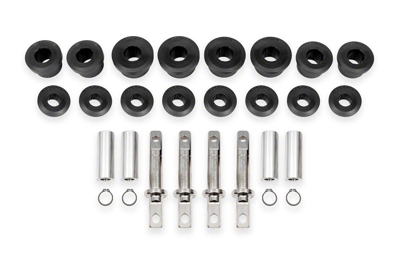 BMR Corvette Front Upper and Lower Control Arm Bushing Kit; Delrin ...