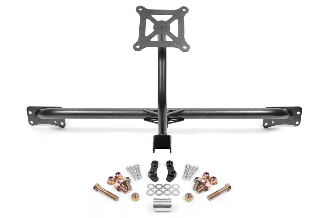 BMR Mustang Bolt-On Parachute Mount; Black Hammertone BMR-PM760H (15-26 ...