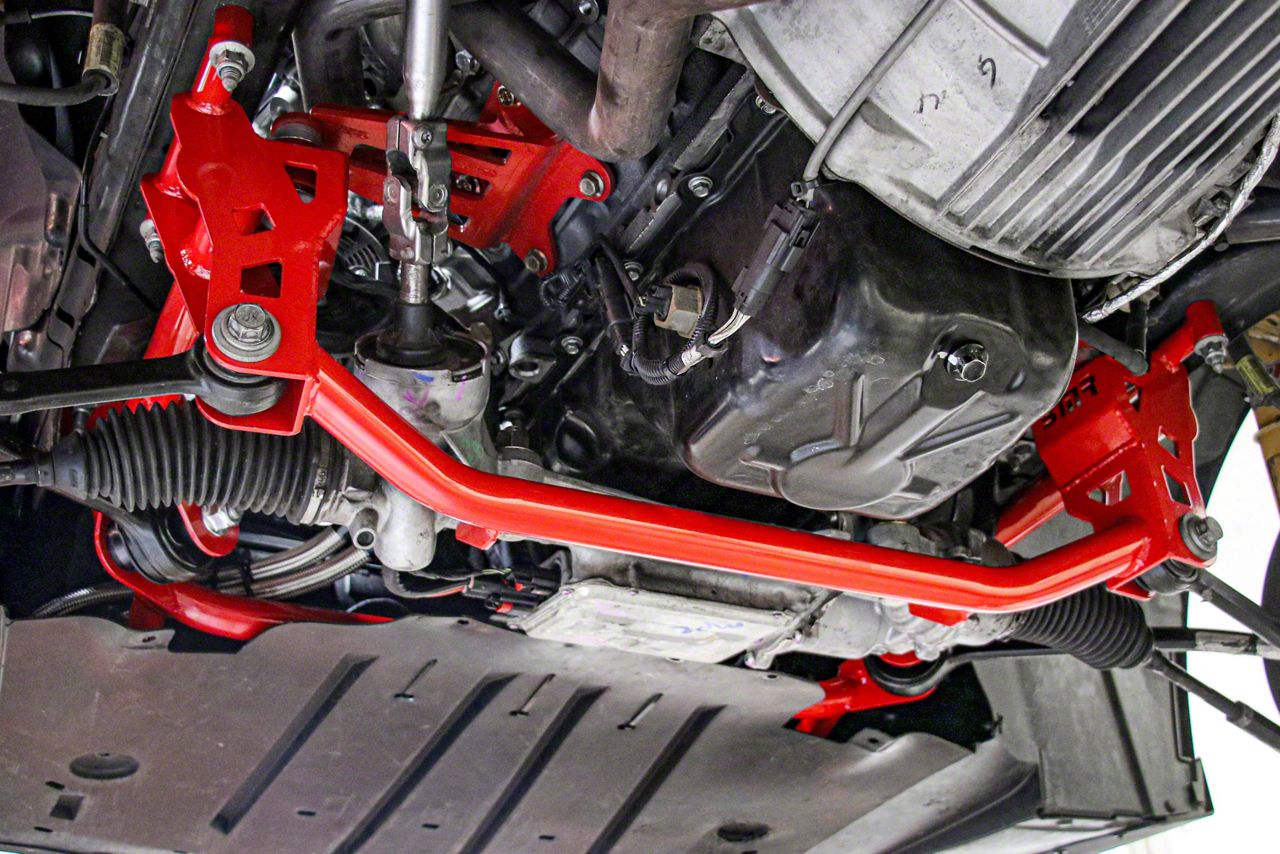 BMR Mustang Lightweight K-Member; Street/Strip Version; Red BMR-KM761R ...