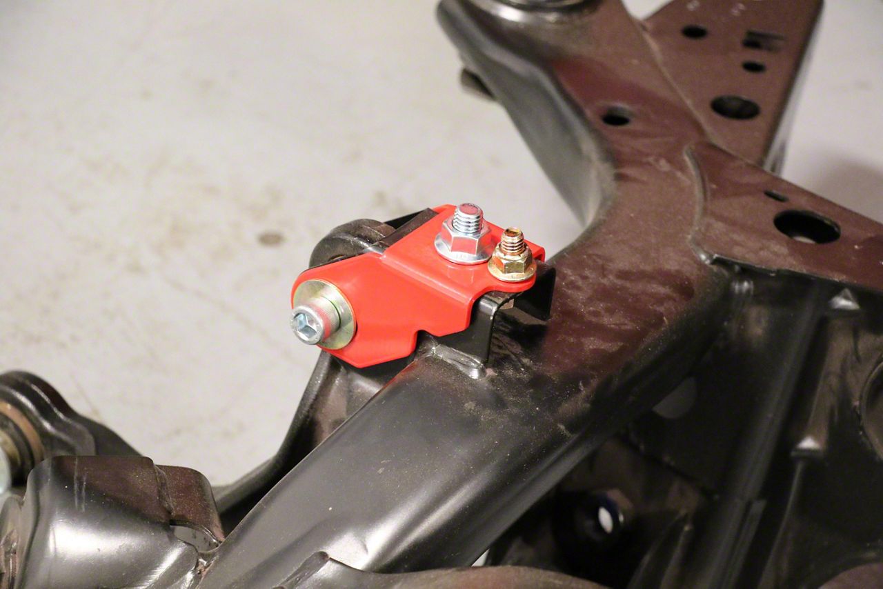 BMR Mustang Rear Camber Adjustment Lockout Kit; Red BMR-WAK761R (15-25 ...