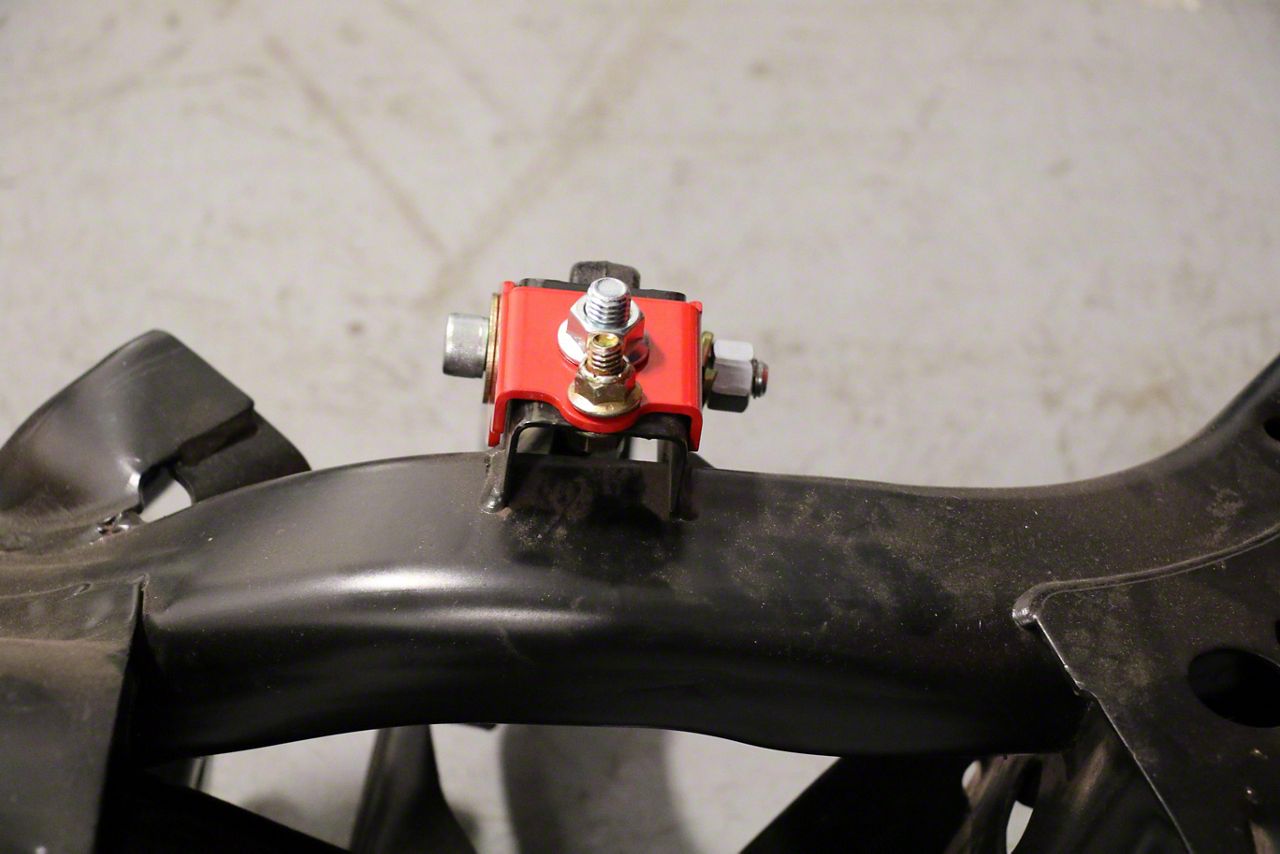 BMR Mustang Rear Camber Adjustment Lockout Kit; Red BMR-WAK761R (15-25 ...