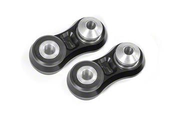 BMR Mustang Rear Lower Vertical Links; Delrin/Spherical; Black Anodized ...
