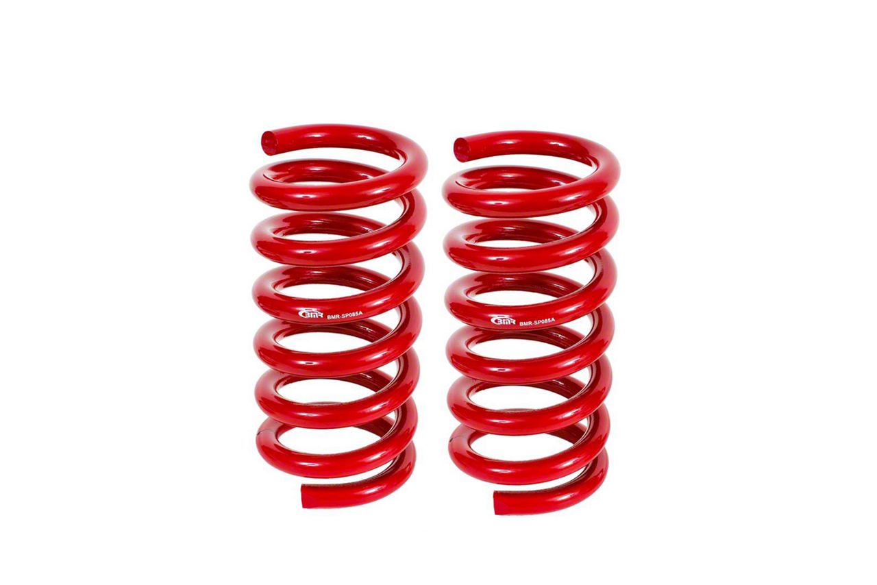 BMR Mustang Rear Lowering Springs; Handling Version; Red BMR-SP085R (15 ...
