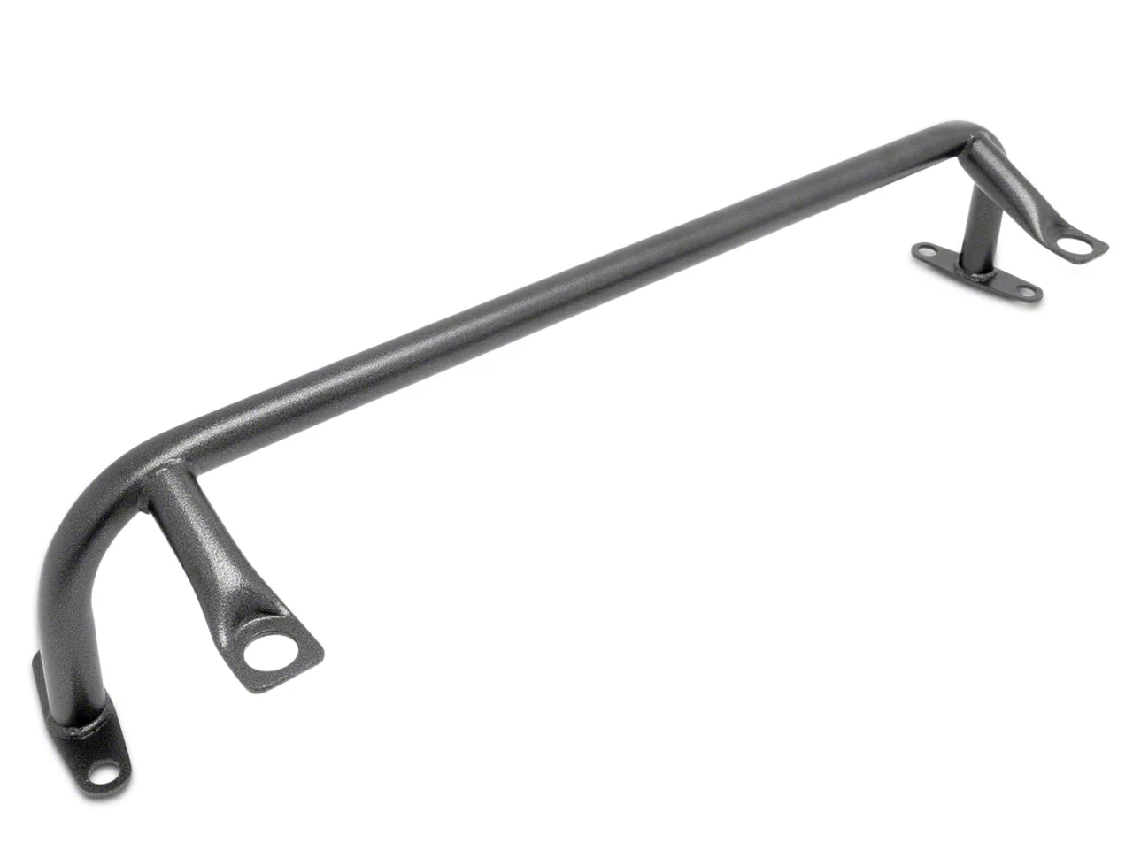 BMR Mustang Radiator Support without Sway Bar Mounts; Black Hammertone ...