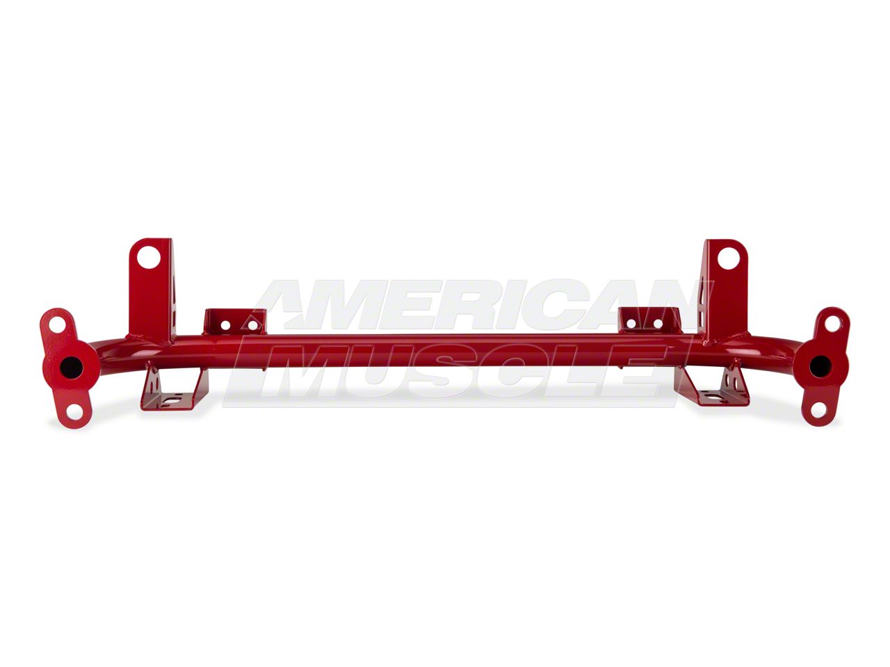 BMR Mustang Radiator Support with Sway Bar Mounts; Red BMR-RS003R (05 ...
