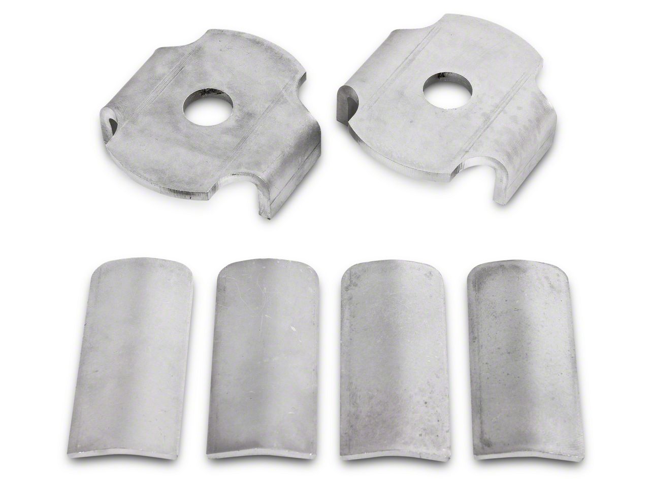 BMR Mustang Rear Cradle Bushing Inserts; Bare Steel BMR-BK053 (15-25 ...