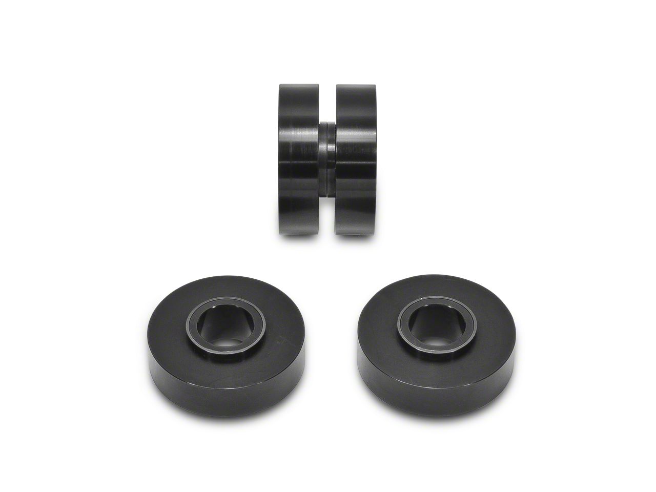 BMR Mustang Motor Mount Solid Bushing Upgrade Kit; Black Anodized BMR ...