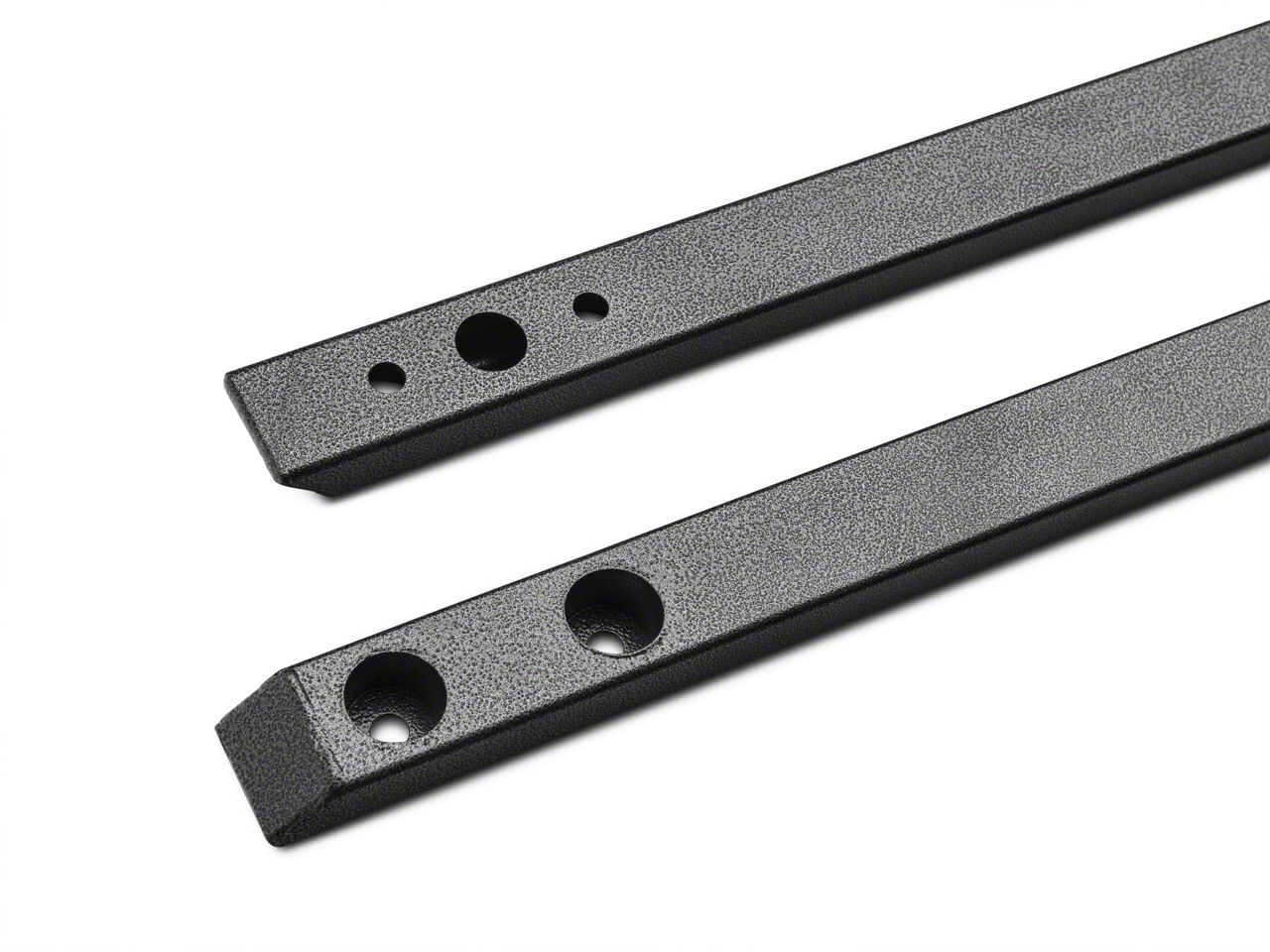 BMR Mustang Super Low Profile Chassis Jacking Rails; Black Hammertone ...