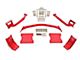 BMR Mustang Torque Box Reinforcement Plate Kit; Red BMR-TBR004R (79-04 ...