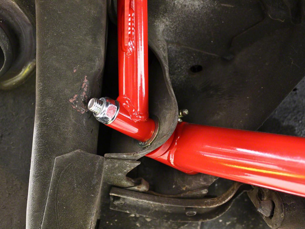 BMR Mustang Torque Box Reinforcement Plate Kit; Red BMR-TBR004R (79-04 ...