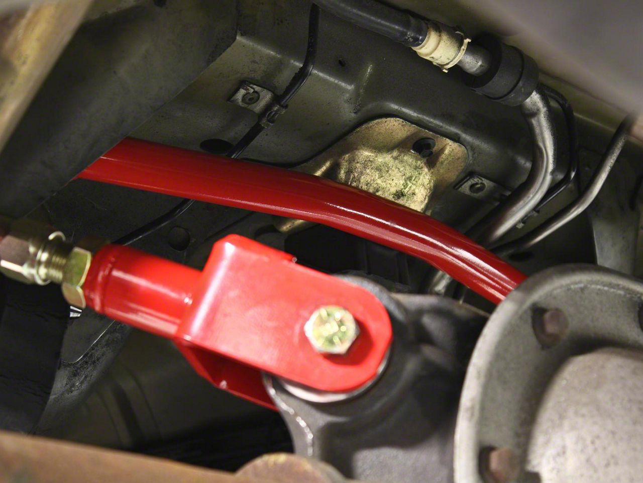 BMR Mustang Torque Box Reinforcement Plate Kit; Red BMR-TBR004R (79-04 ...